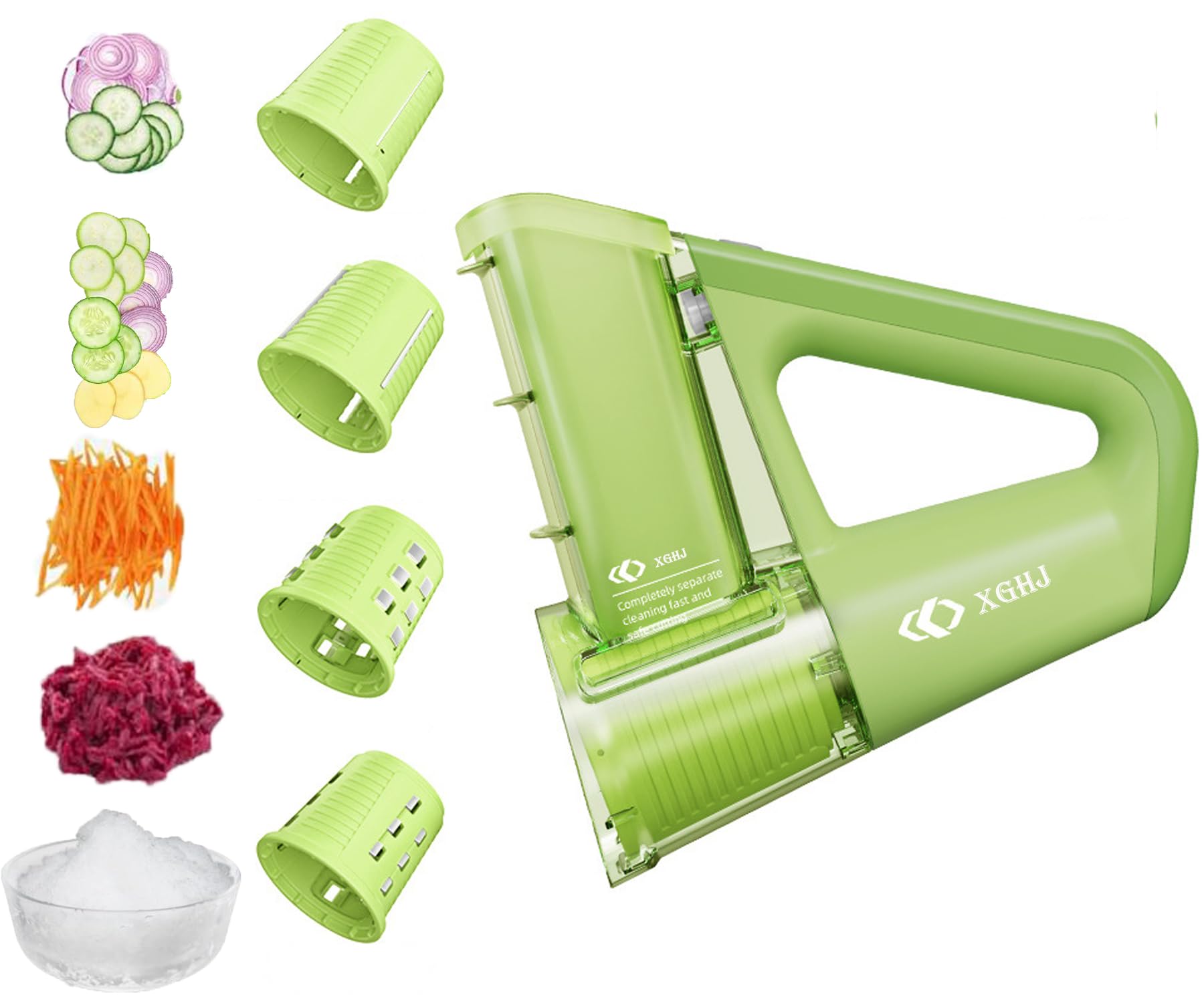 Amazon.com: Electric Vegetable Slicer Handheld Salad Maker Vegetable ...