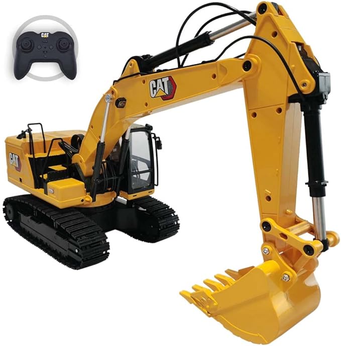 Amazon.com: Diecast Masters RC Truck Cat 320 Excavator w/Grapple ...