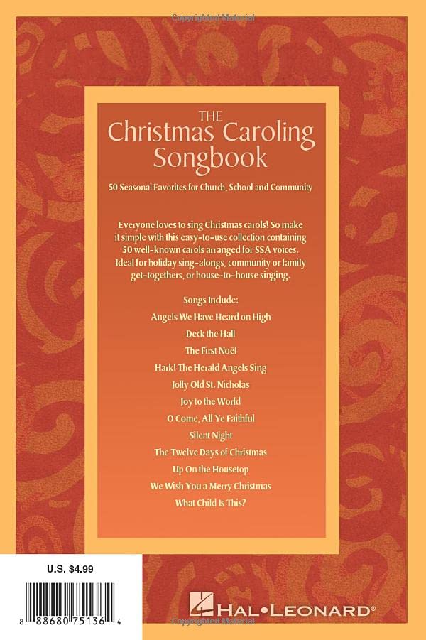 Snapklik.com : The Christmas Caroling Songbook: 50 Seasonal Favorites ...