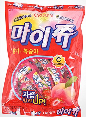 Amazon.com: Crwon Maijju 328g /The Favorite Soft Chewable Fruit Candy ...