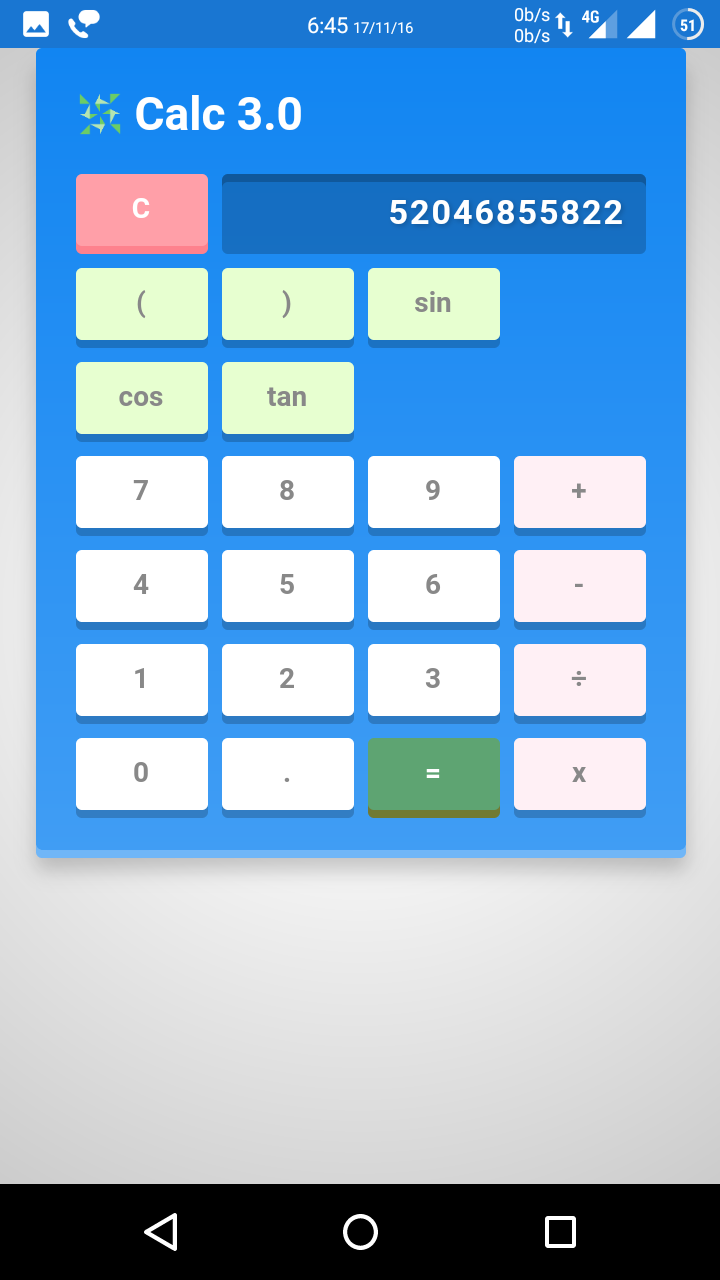 Calc constant - App on Amazon Appstore