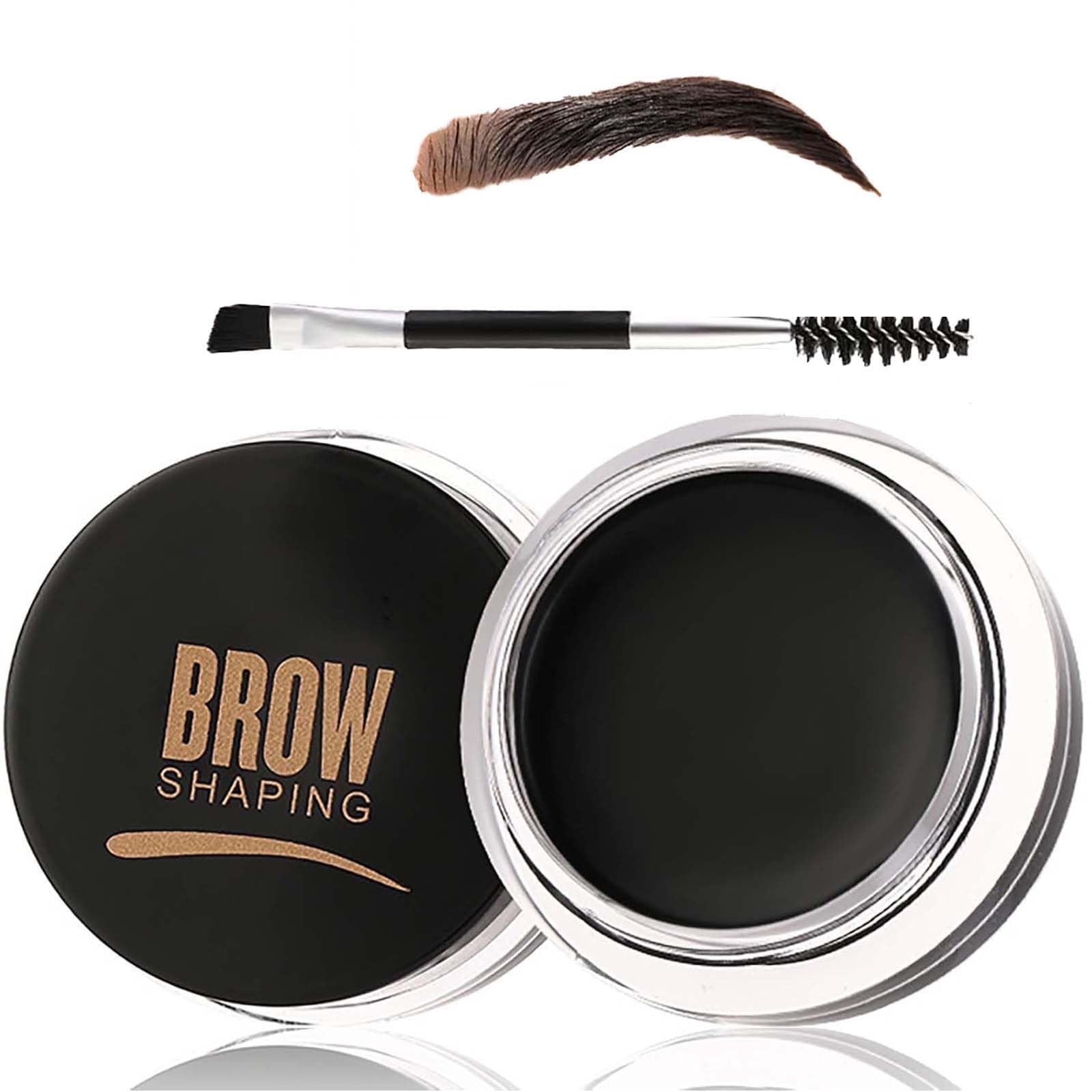 Eyebrow Pomade Palette, Black Eyebrow Filler Brow Soap, Quick Dry ...