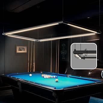 Amazon.com: Professional LED Billiard & Pool Table Light, Non ...