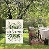 Amazon.com : AVOIN colorlife Spring Summer Floral Welcome Garden Flag ...