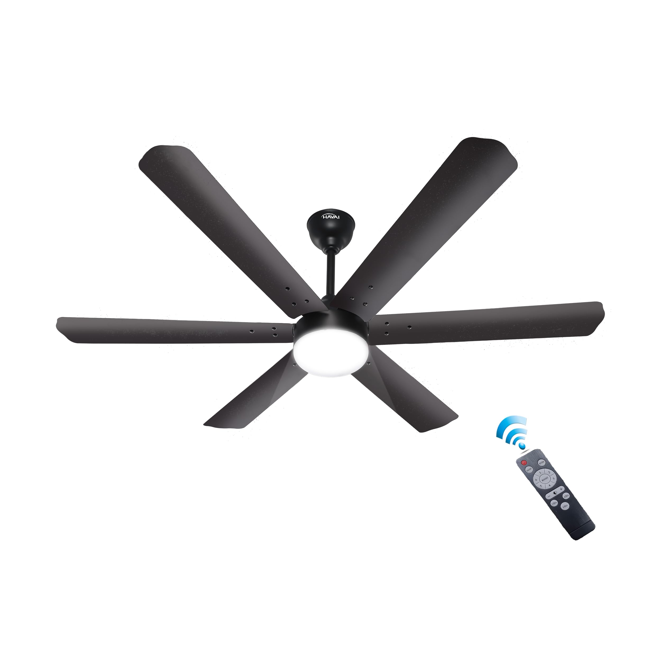 Buy HAVAI Spinel Bldc Ceiling Fan - 6 Blades - 35W, 1200Mm Blade With ...