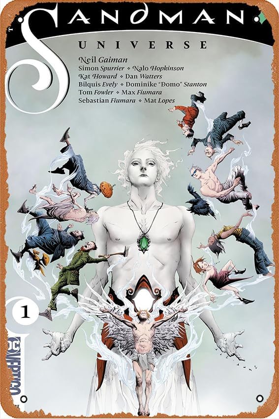 Amazon.com : Sandman Universe #1 Comics Poster Retro Metal Tin Sign ...
