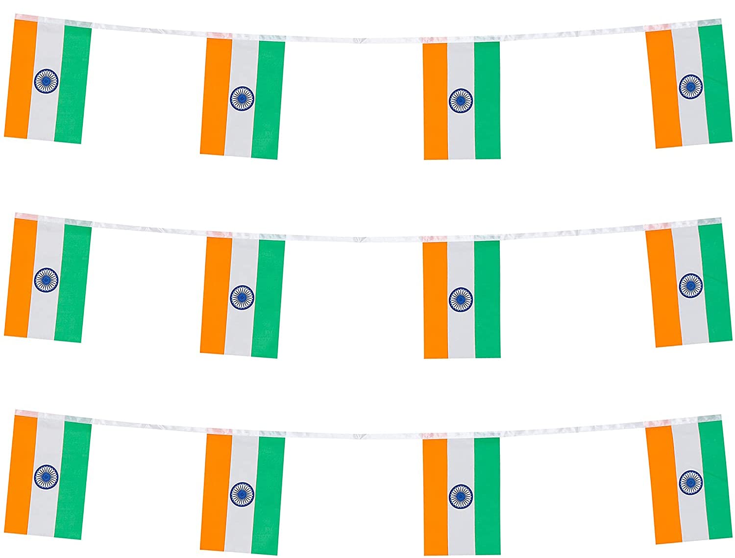 Zxvzyt India Indian Flag Banner String Small Mini India Pennant ...