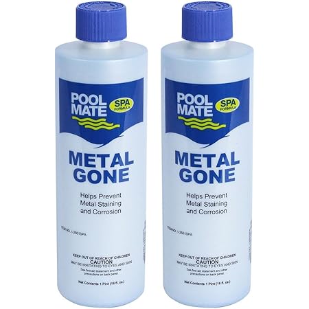 Amazon.com: Pool Mate 1-2501SPA-02 Metal Gone Stain Remover for Spas ...