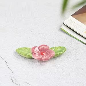 Amazon.com: qbodp 4 Pcs Flower Shape Chopstick Rests Ceramic Chopsticks ...