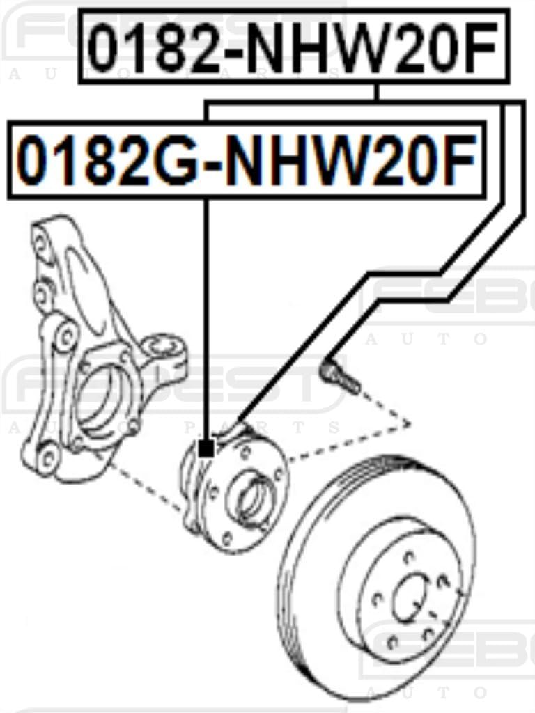 Amazon.com: 43510-47011/4351047011 - Front Wheel Hub For Toyota ...