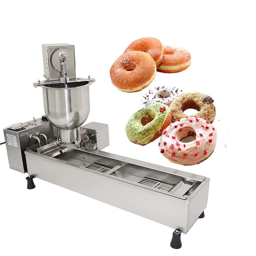 KIPEKE Automatic Donut Making Machine 2000W Commercial Single Row Auto ...