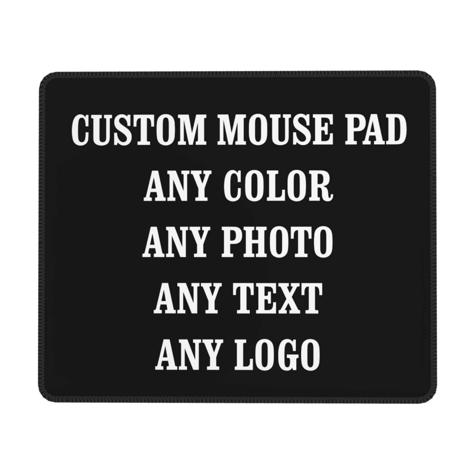Amazon.com: Personalized Mouse Pad Add Photo Picture Text Logo Art ...