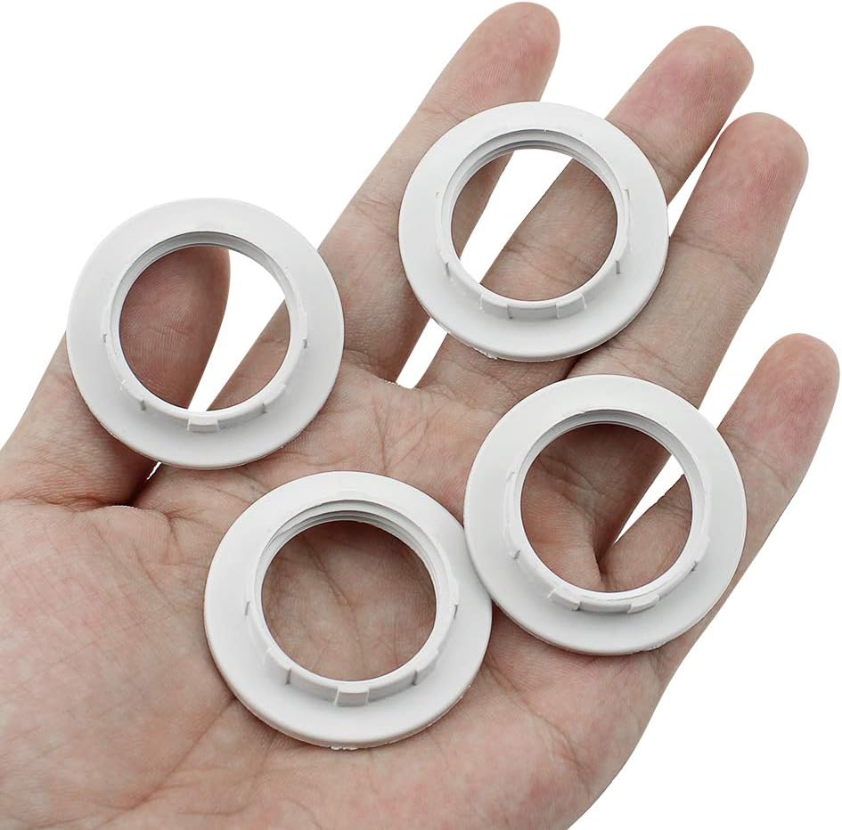 TXErfolg 12Pcs Lampshade Reducer Ring E14 Socket Replacement Ring Lamp ...