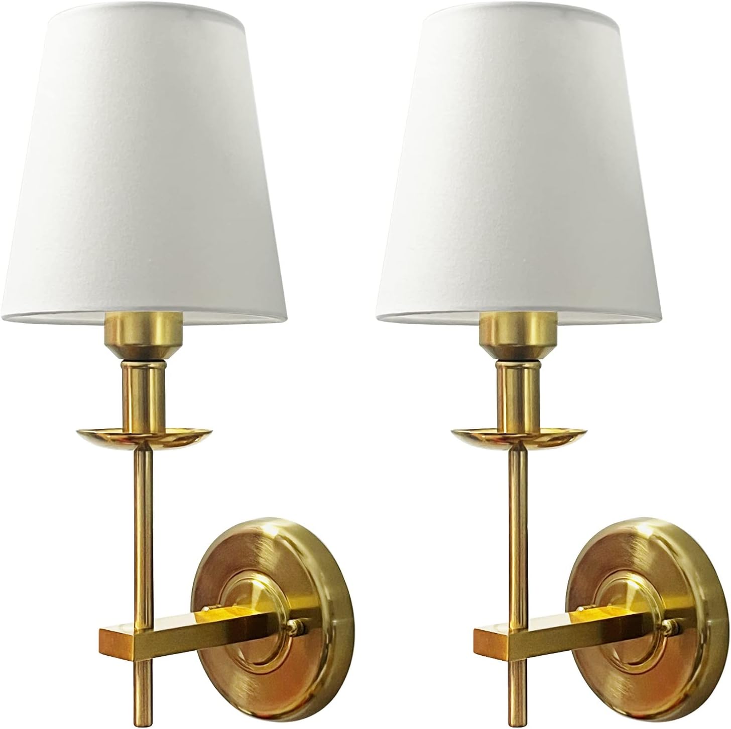 Battery operaeted brass vintage wall sconces set of 2,Wall light ...