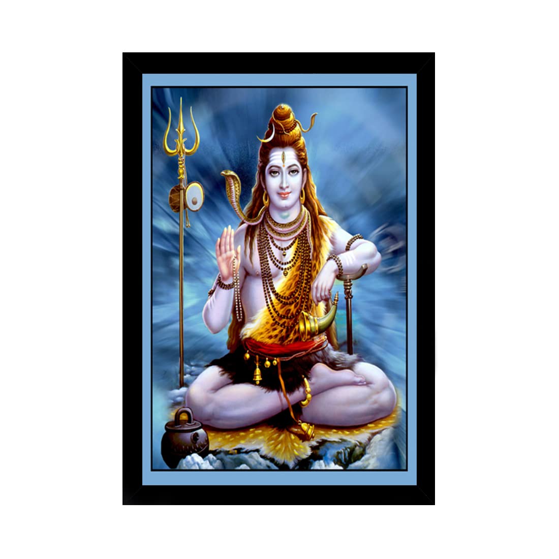 Dharvika Innovations Shiva Photo Frame | Shiva Parvati Photo Frame ...