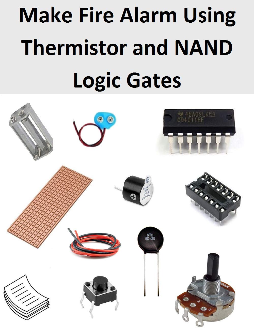 Buy INVENTIONS Pack of 10 Kits x Make Fire Alarm Using Thermistor and ...