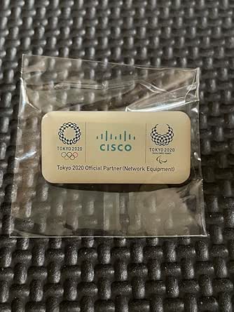 Amazon.co.jp: Tokyo Olympic Cisco Employee Pin Badge Rare : Toys & Games