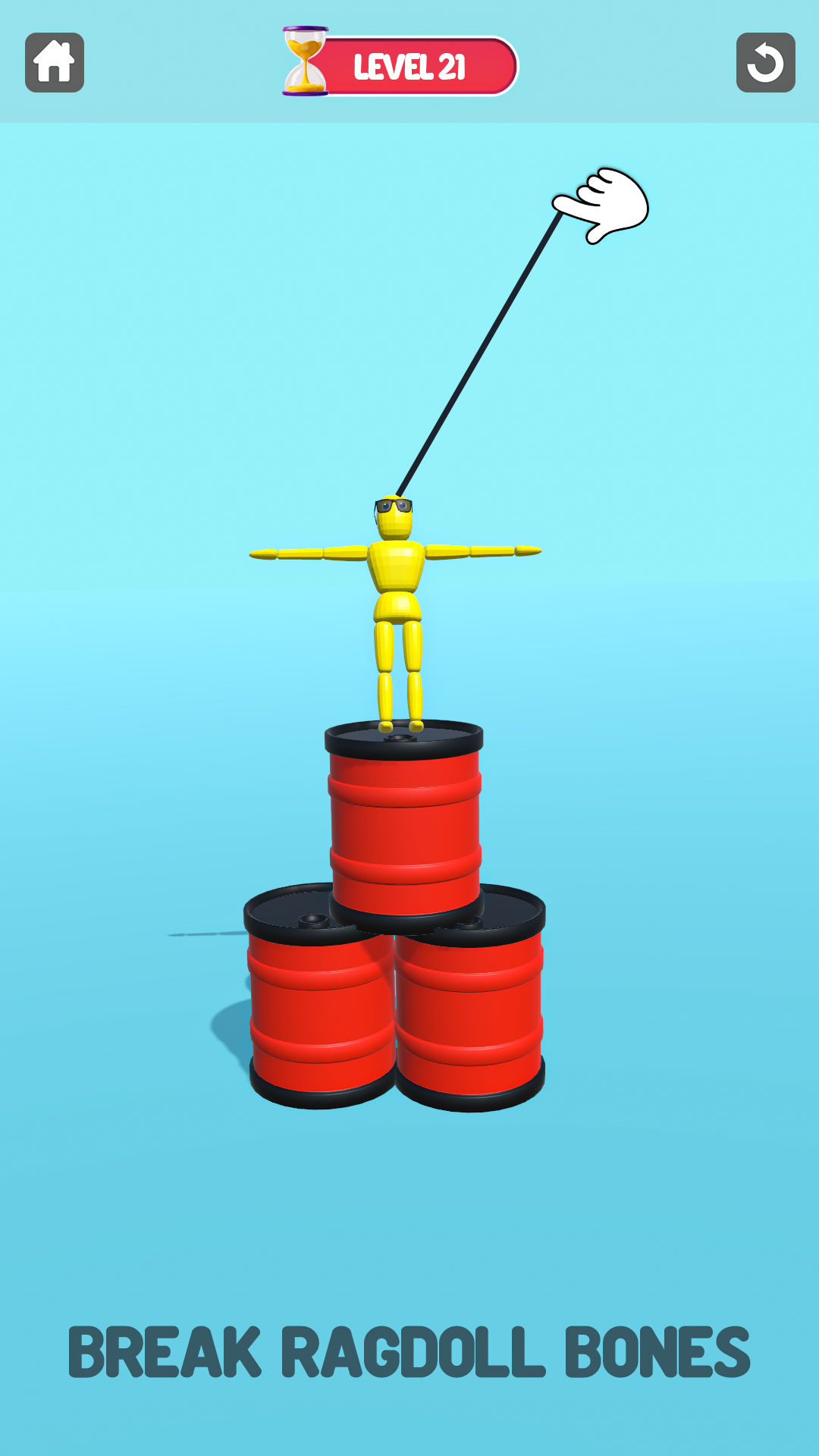 Dummy Ragdoll Bone Crash 3D: ASMR Relaxing Break Master - Break Ragdoll Bones: Kick and Destroy ...