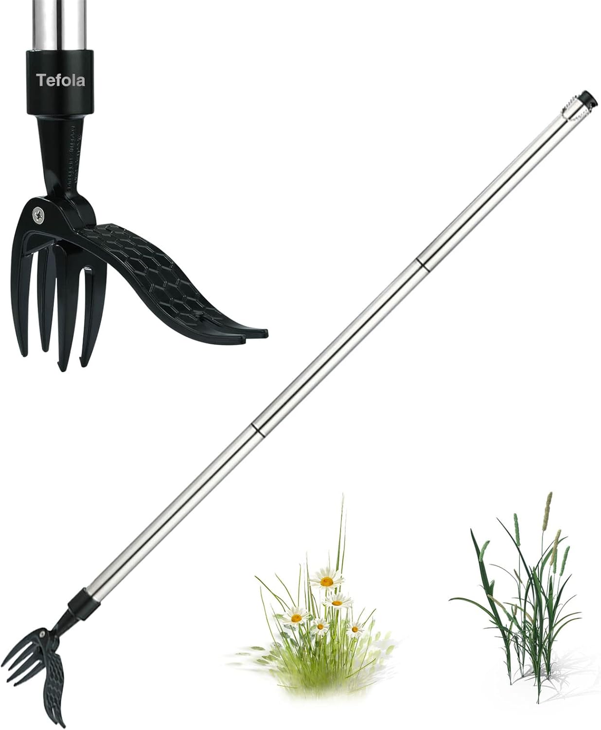 Amazon.com : Tefola Weed Puller Tool, Manual Weeders Garden Tool Root ...