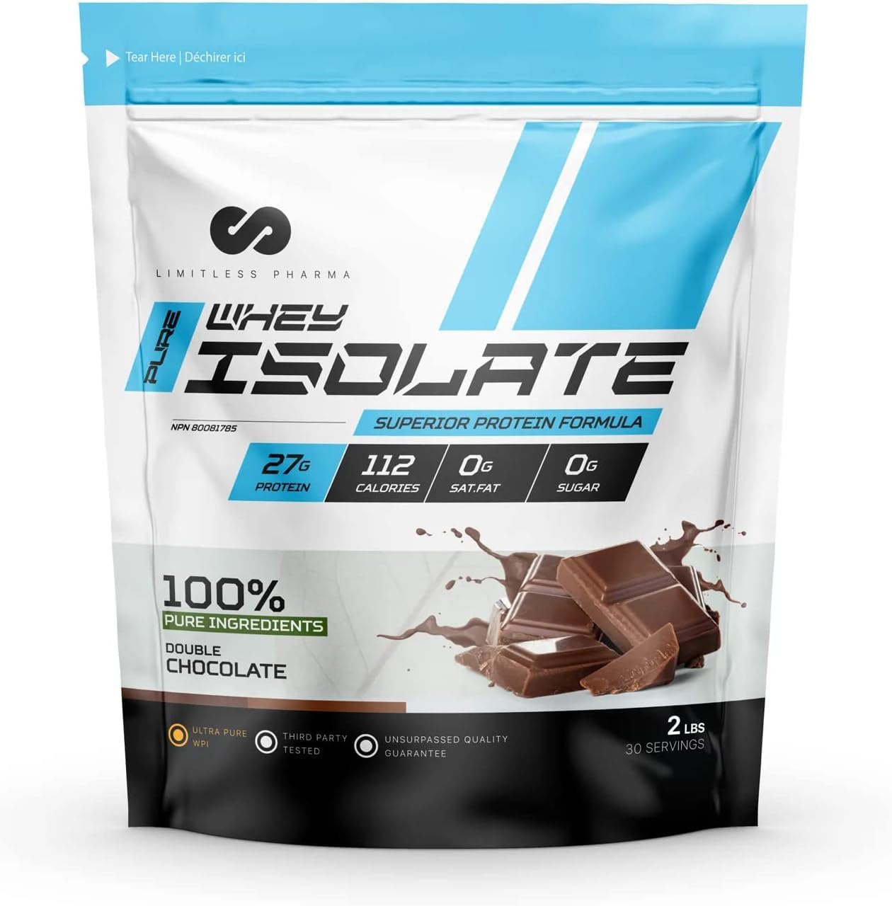 Limitless Pharma Pure Whey Isolate | High Protein Whey Isolate Protein ...