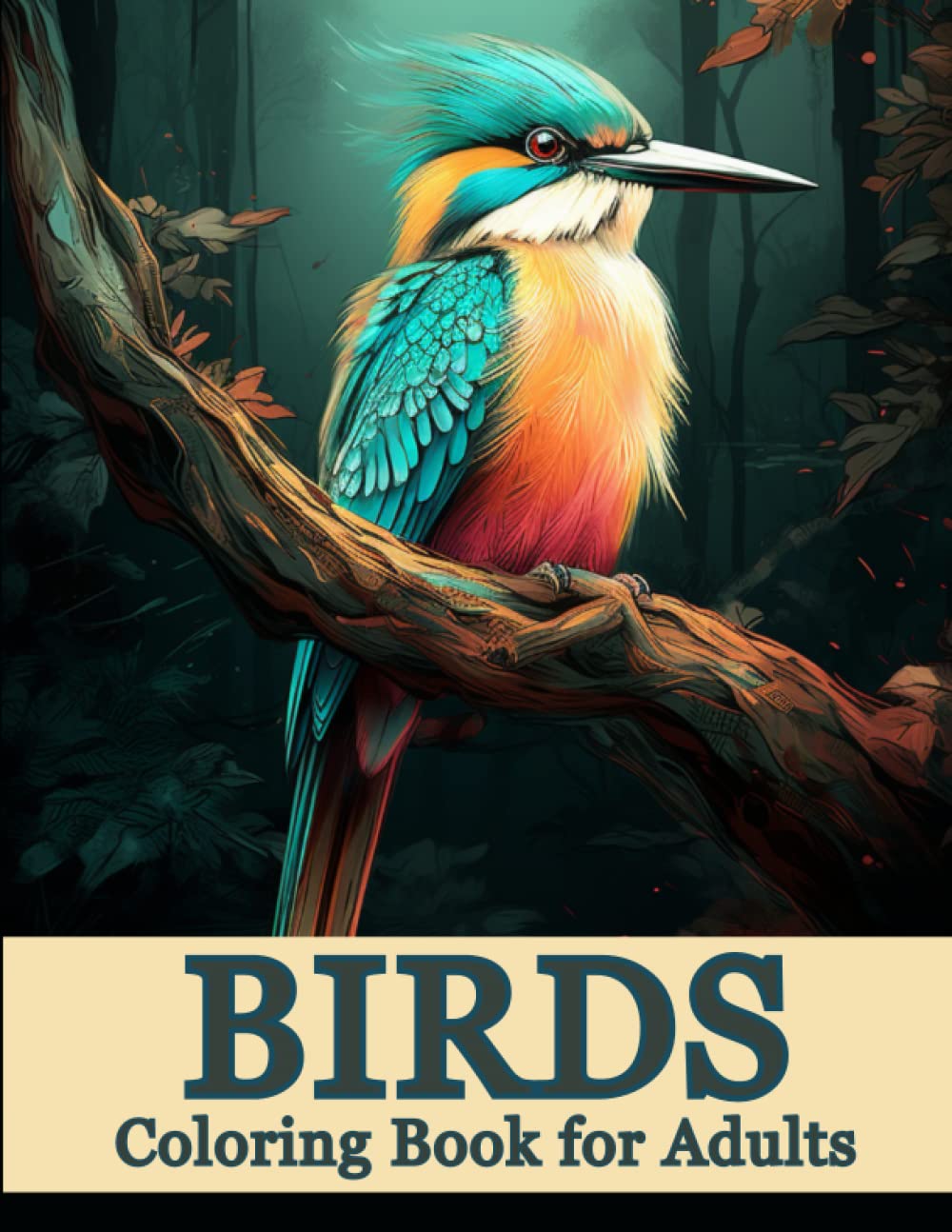 Birds Coloring Book for Adults: Mindfulness, Relaxation, and Stress ...