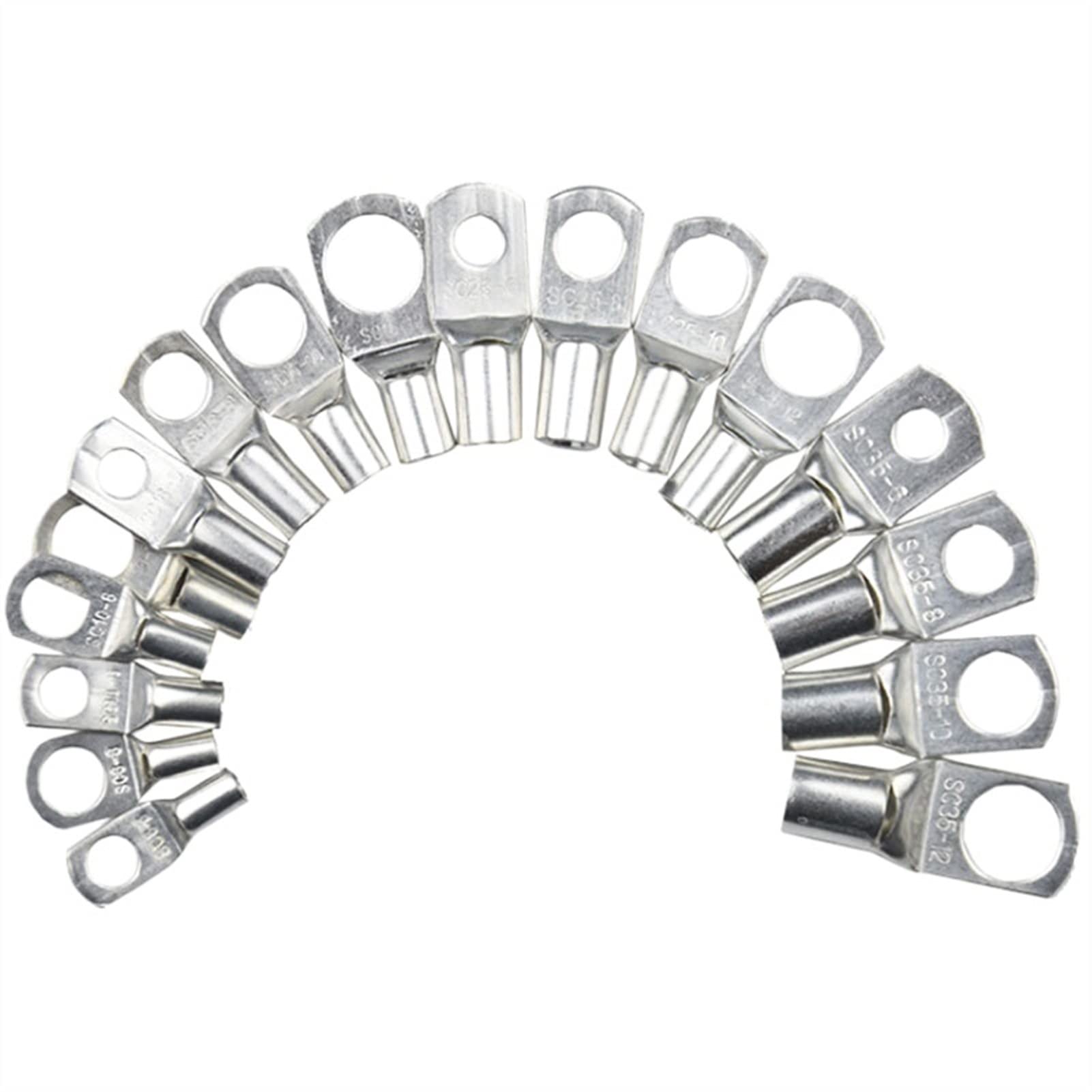 Amazon.com: Ring Terminals 10/50Pcs SC Type Wire Nose Terminal SC6 SC10 ...