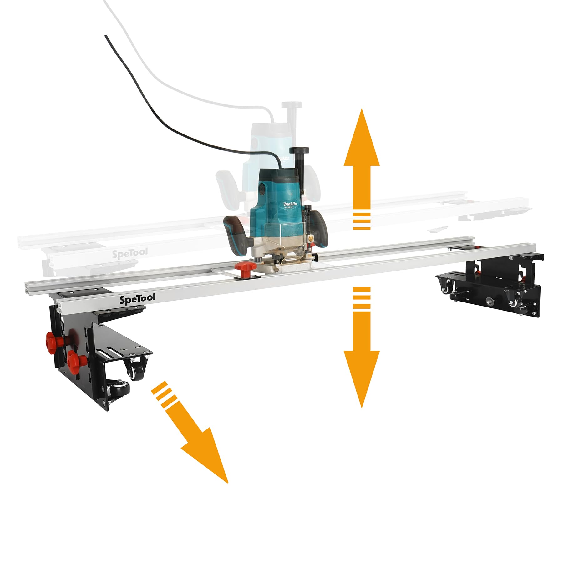 SpeTool Router Sled for Leveling Wood Slab Woodworking, X Y Z 3 Axis ...