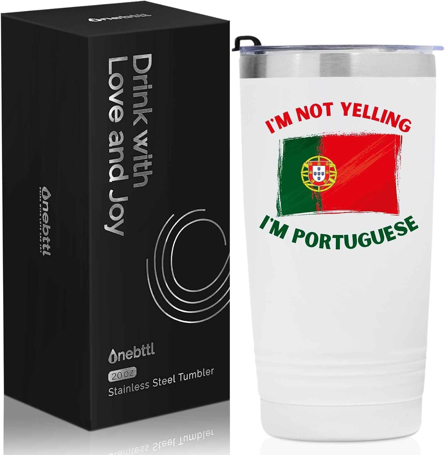 Amazon.com | Onebttl Portuguese Gifts with Portugal Flag, Portuguese ...