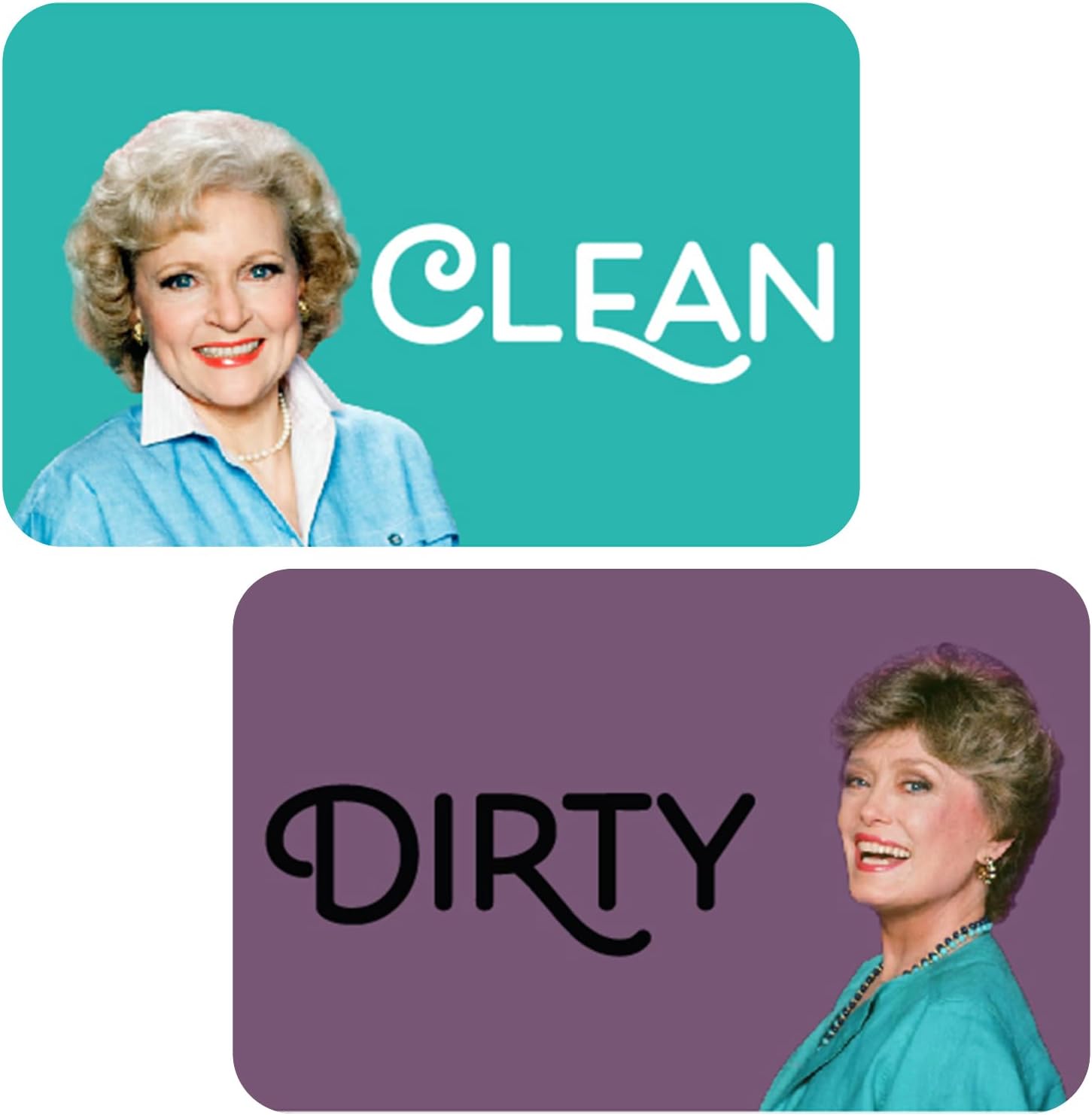 Amazon.com: The Golden Girls Dishwasher Magnet, Funny Clean Dirty Sign ...