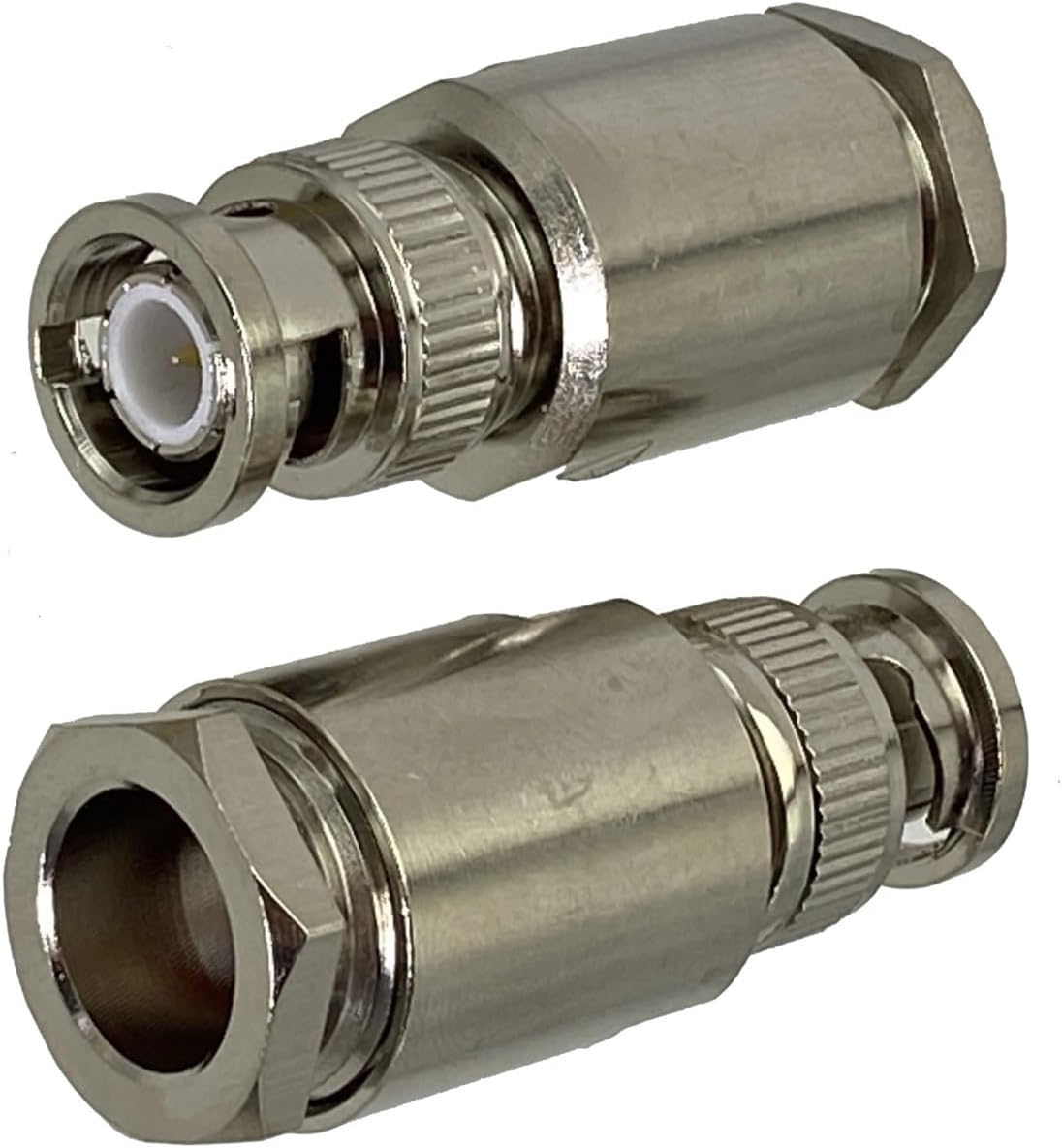 Amazon.com: EPBTMQ 2pcs Connector BNC Plug Male Clamp for RG8 LMR400 RG213 Cable Wire Terminals ...