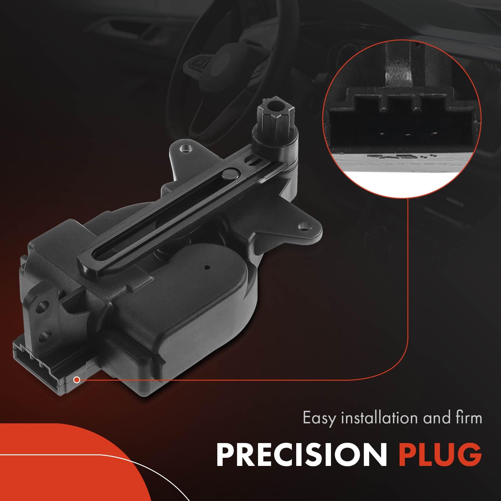 VW Passat Temperature Actuator A-Premium HVAC Heater Blend Door ...