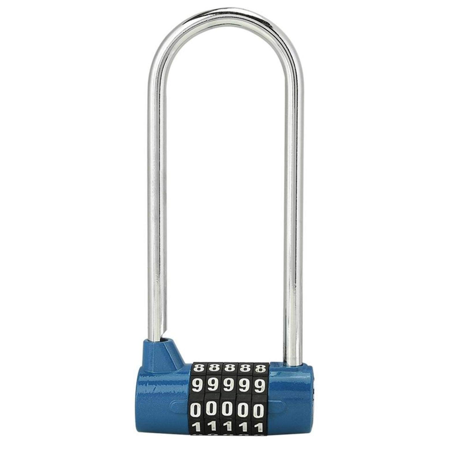 5 Digit Combination Alloy Padlock U Shape Security Code Lock ...