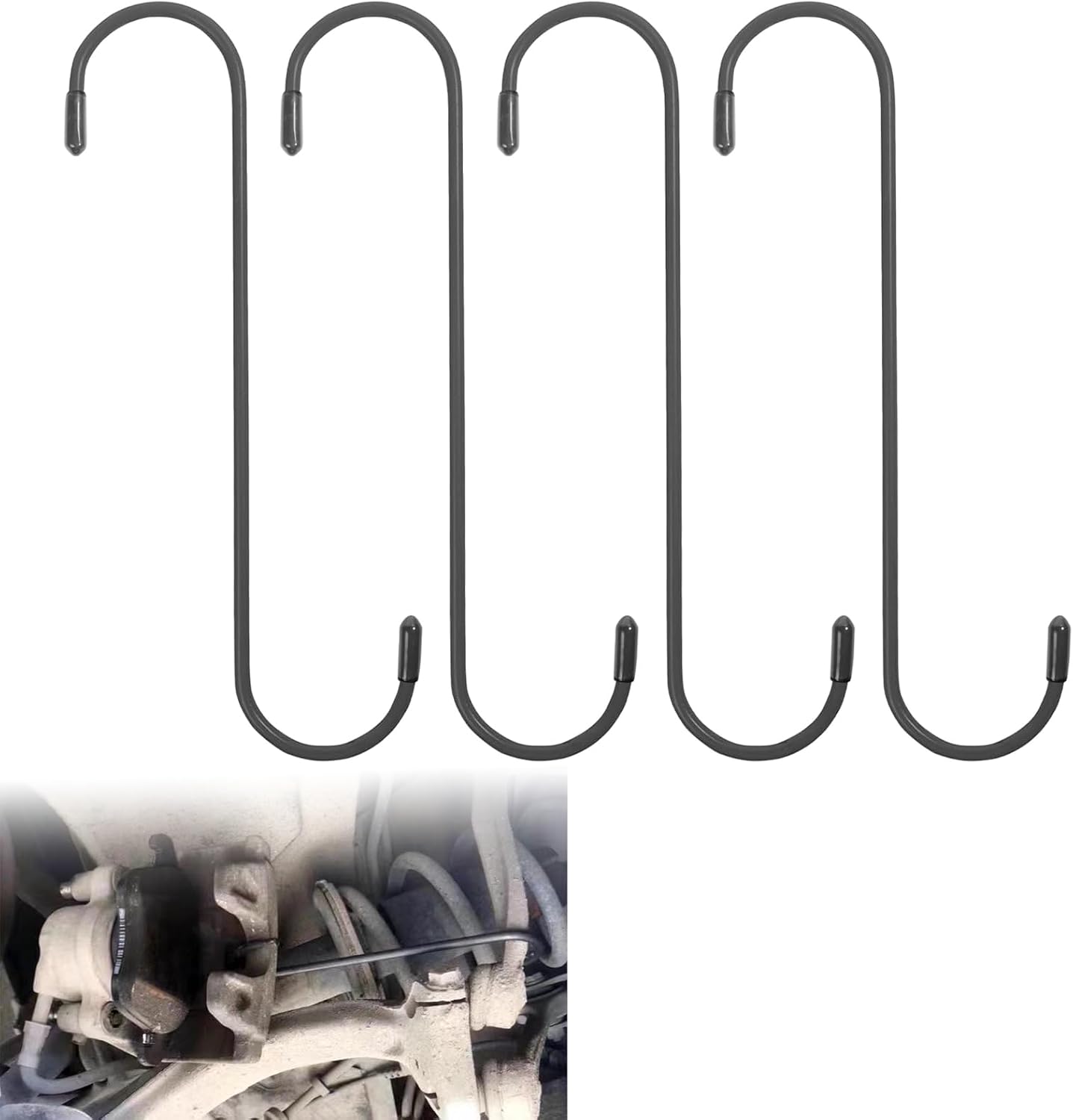Amazon.com: Crynod 4 PCS Automotive Brake Cylinder Hook, S-Type ...