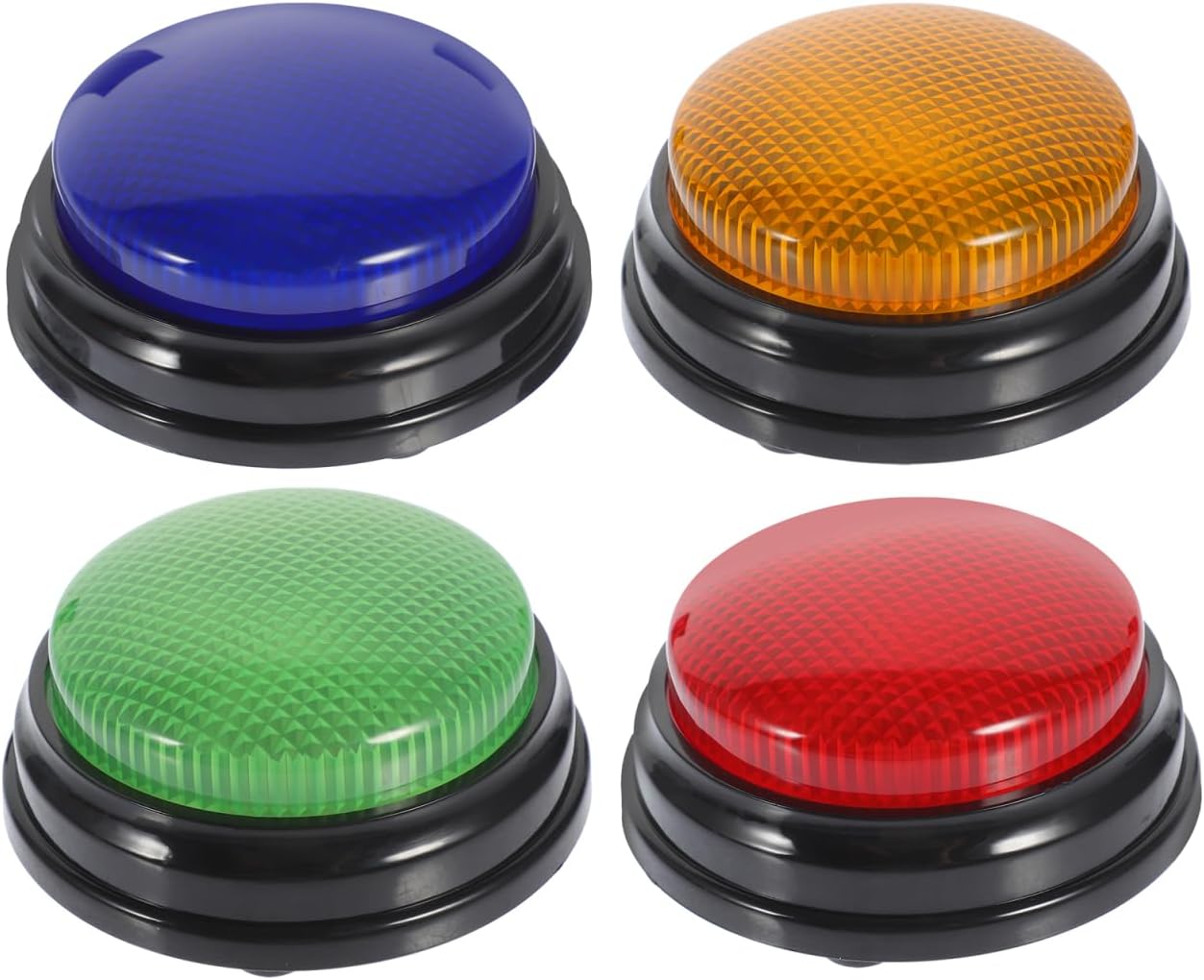 Amazon.com: Gatuida 4-Pack Buzzers for Trivia Games, Answer Buzzers for ...