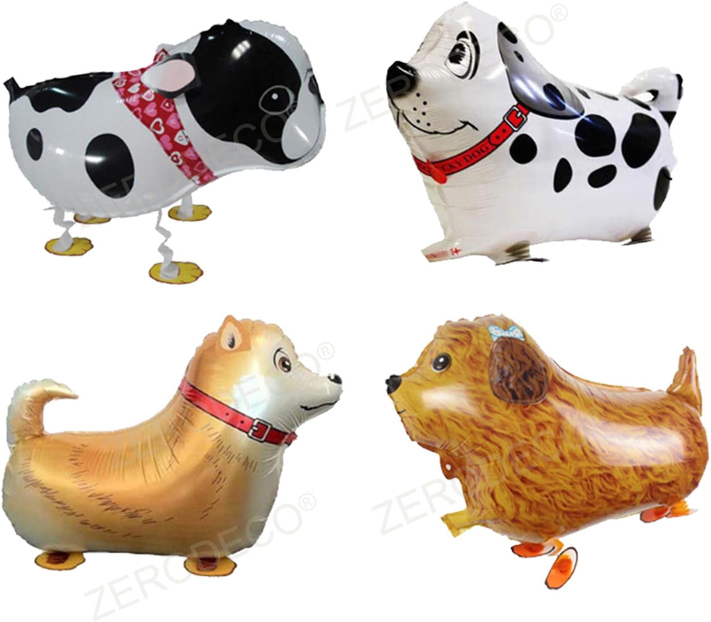 ZERODECO Dog Party Decoration, Walking Animal Balloons WOOF Foil ...