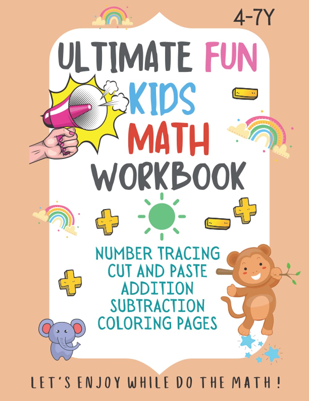 Buy Ultimate Fun Kids Math Workbook For Age 4-7 Years.: Learning Number ...