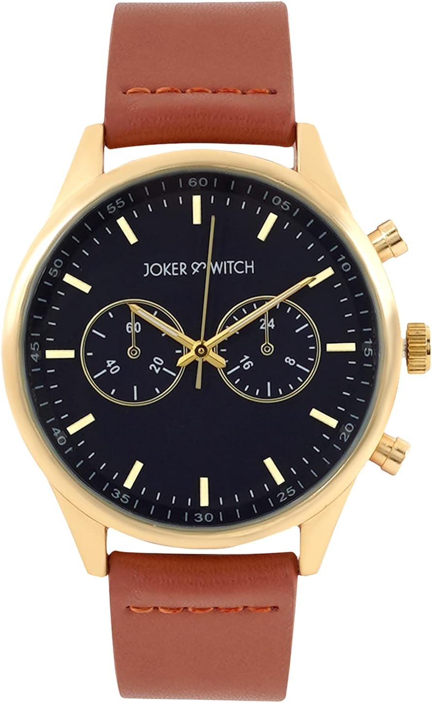 Joker & Witch Cruz White Dial Silver Metallic Link Strap Analog Men's ...