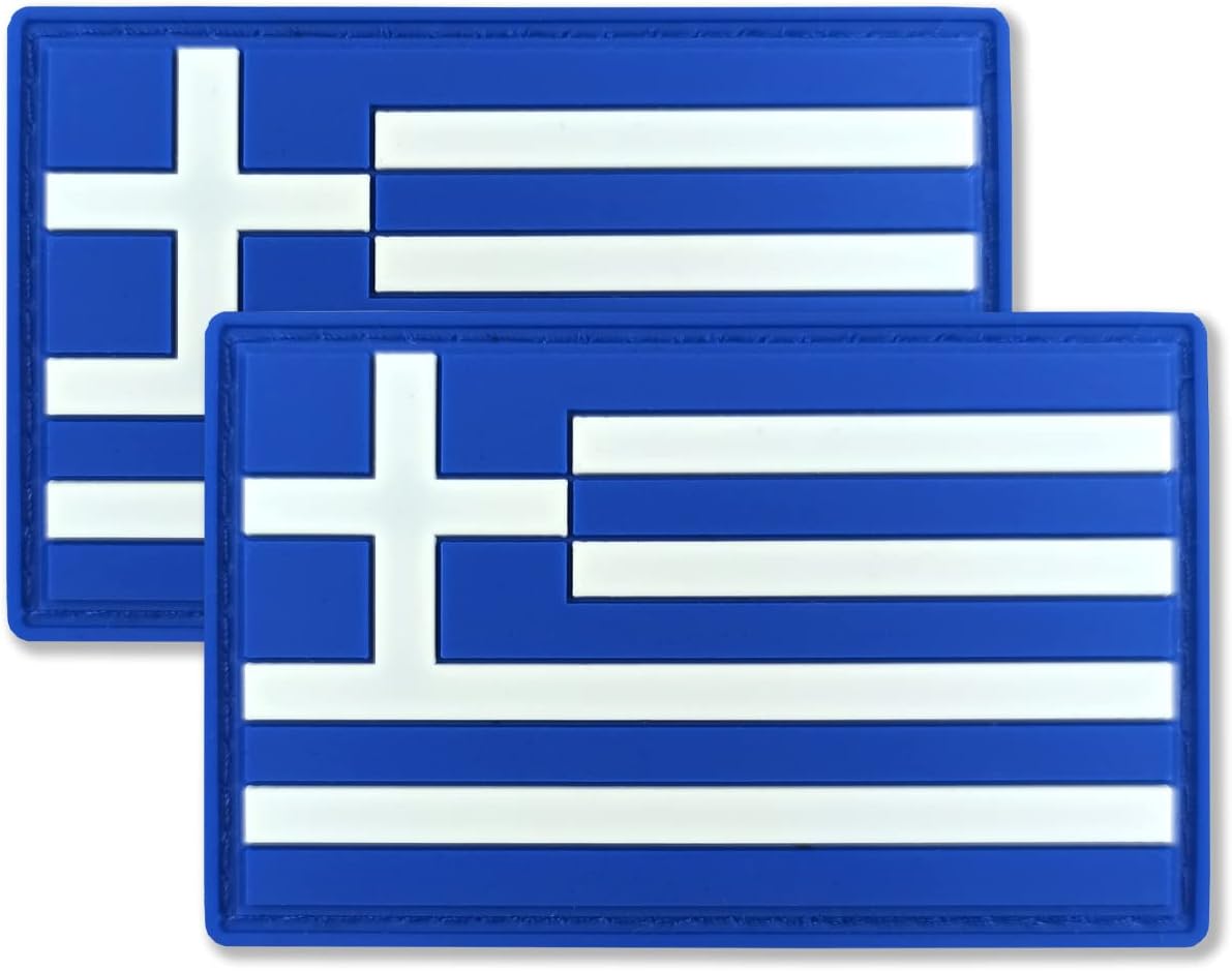 Amazon.com: Overdecor Greece Greek Flag Patch Tactical Military Patches ...
