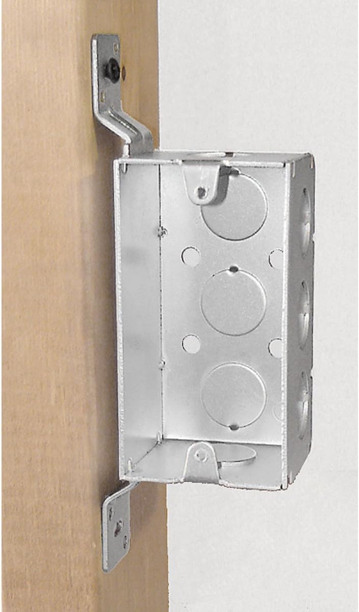 5 Pcs, 1-7/8 In. Deep Handy Utility Box w/Flat Vertical Bracket, .0625 ...
