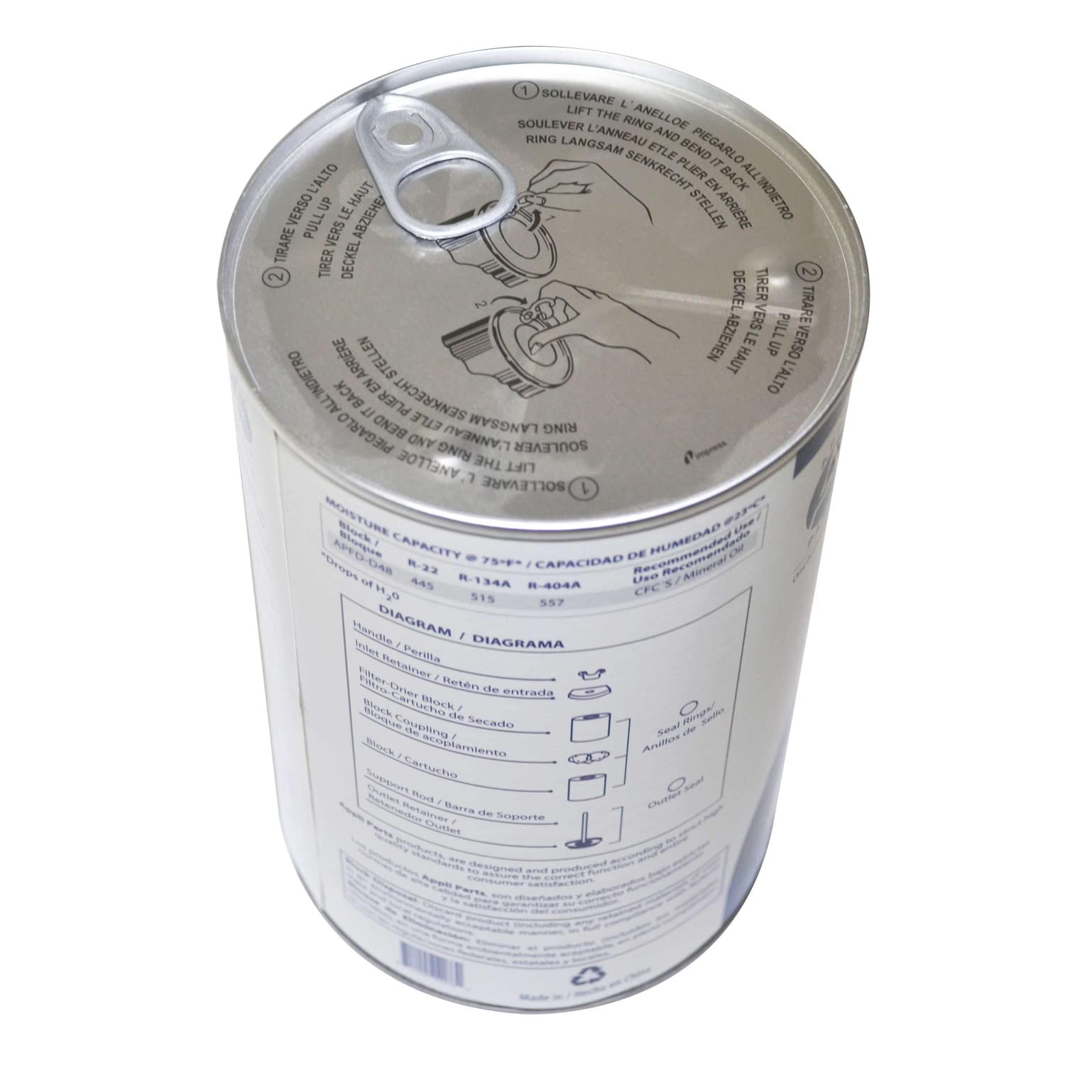 Snapklik.com : Appli Parts APFD-D48 Filter Drier Core Acid And Moisture ...