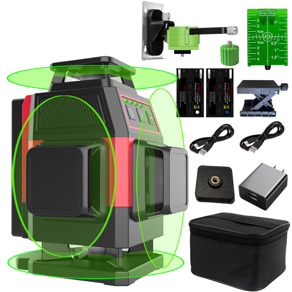 Snapklik.com : FenorGan16 Lines Self Leveling Laser Level, 4x360 4D ...