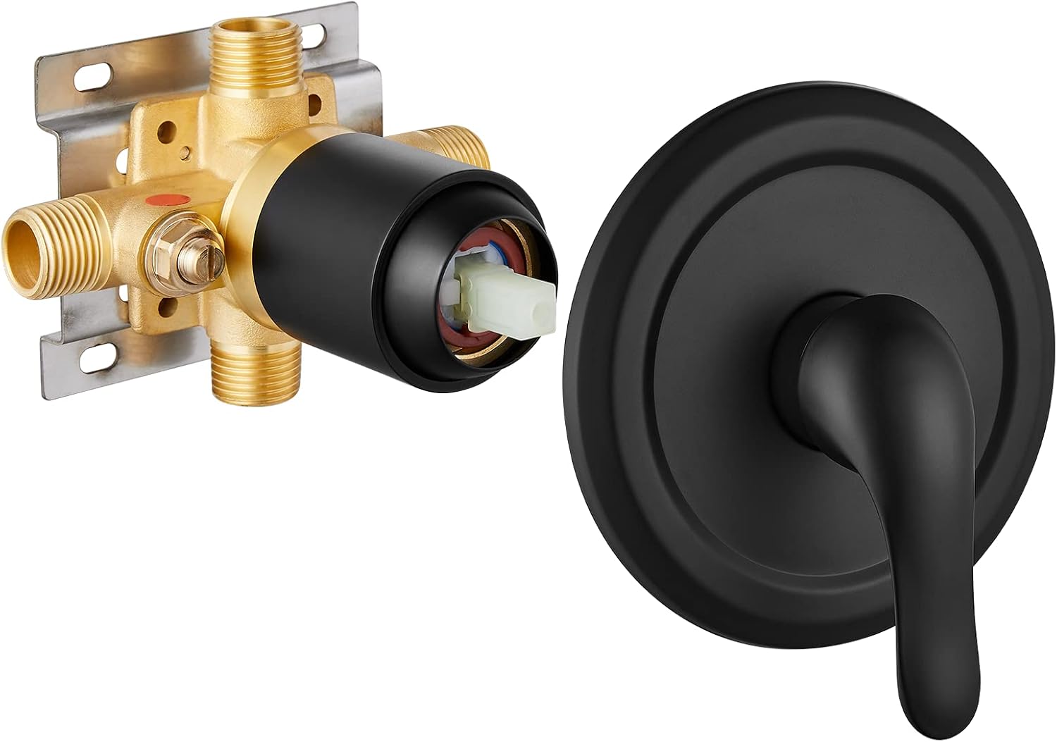 Brass Shower Valves Pressure Balancing Shower Valve Body for Tub Faucet ...