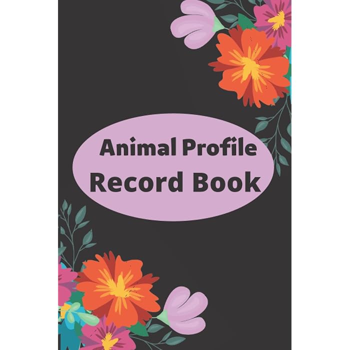 Buy Animal Profile Record Book: animal profile,Animal Complete profile ...