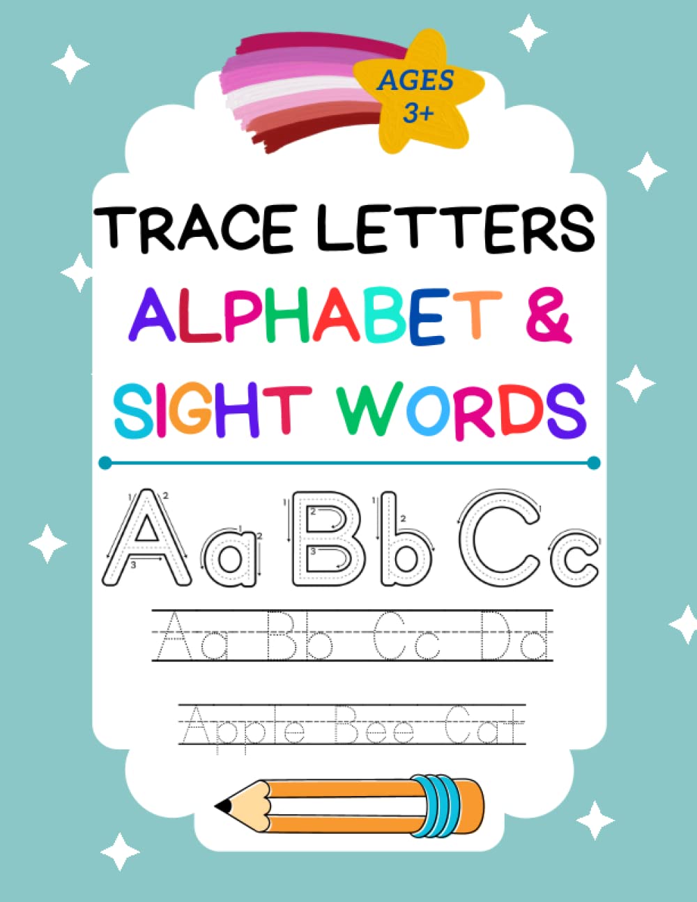 Buy Trace Letters Of The Alphabet and Words: An Easy Learn To Trace ...