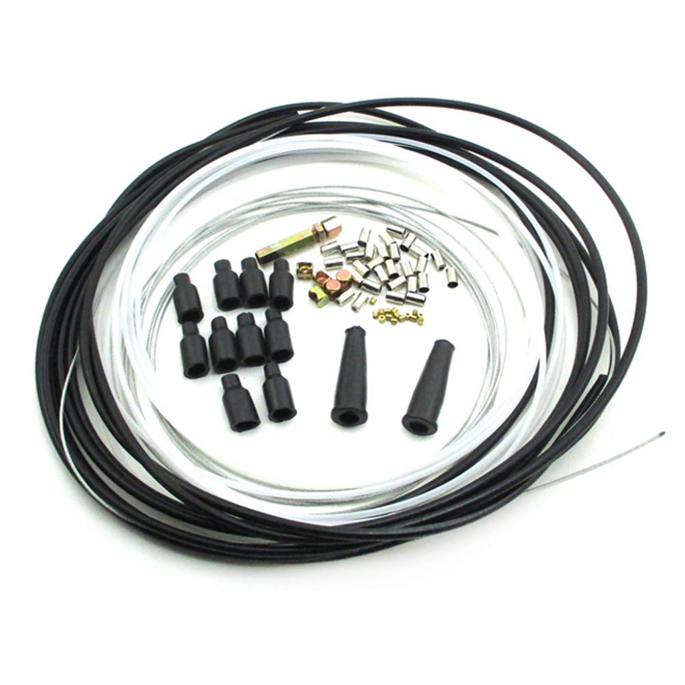 STONEDER 5 Metres Diy Throttle Cable Kit Nipples Ferrules : Amazon.co ...