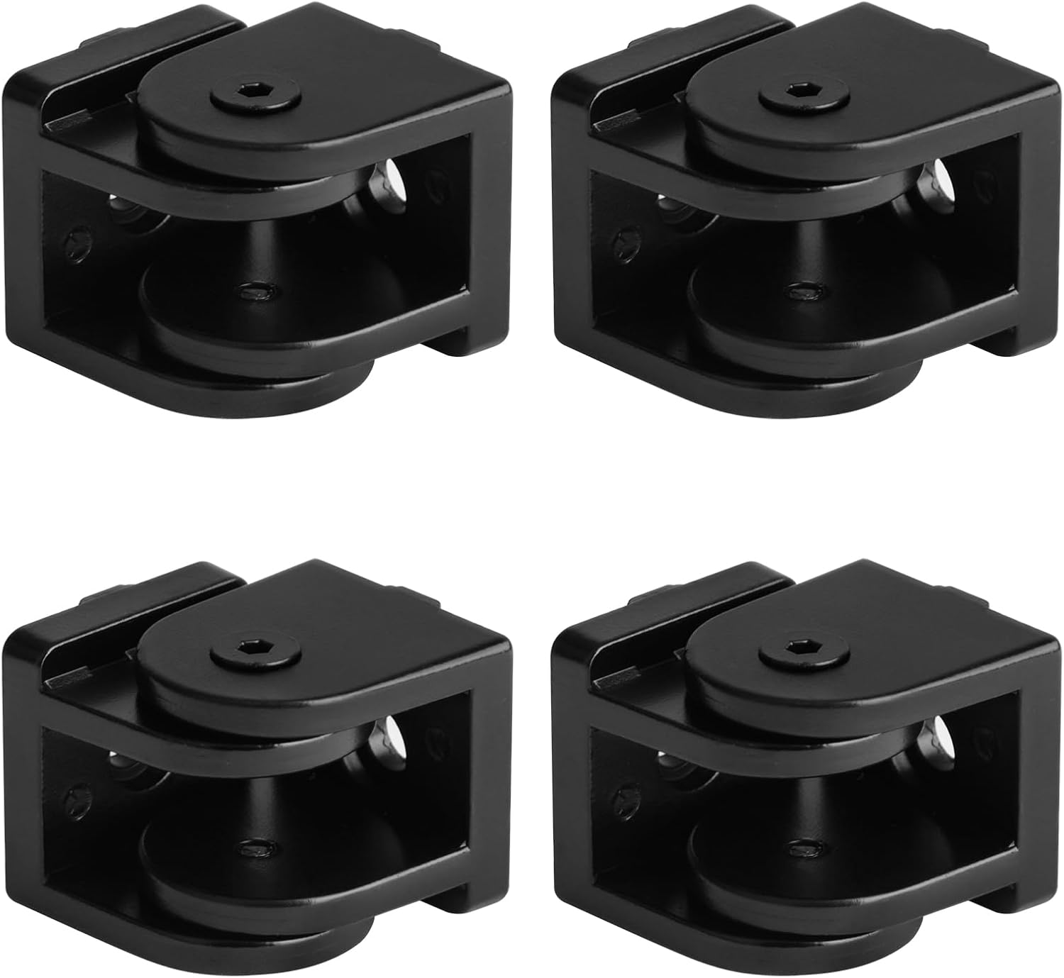 Amazon.com: OTTFF 4 Pack 4040 Series Black Pivot Joint Fits T Slot ...