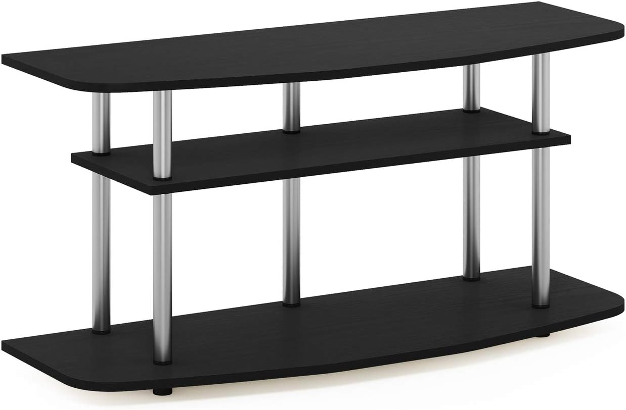 Amazon.com: Furinno Turn-N-Tube No Tools 2-Tier Elevated TV Stands ...
