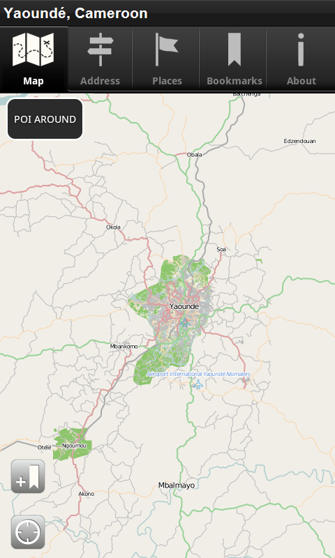 Offline Map Yaoundé, Cameroon - CNM:Amazon.com:Appstore for Android
