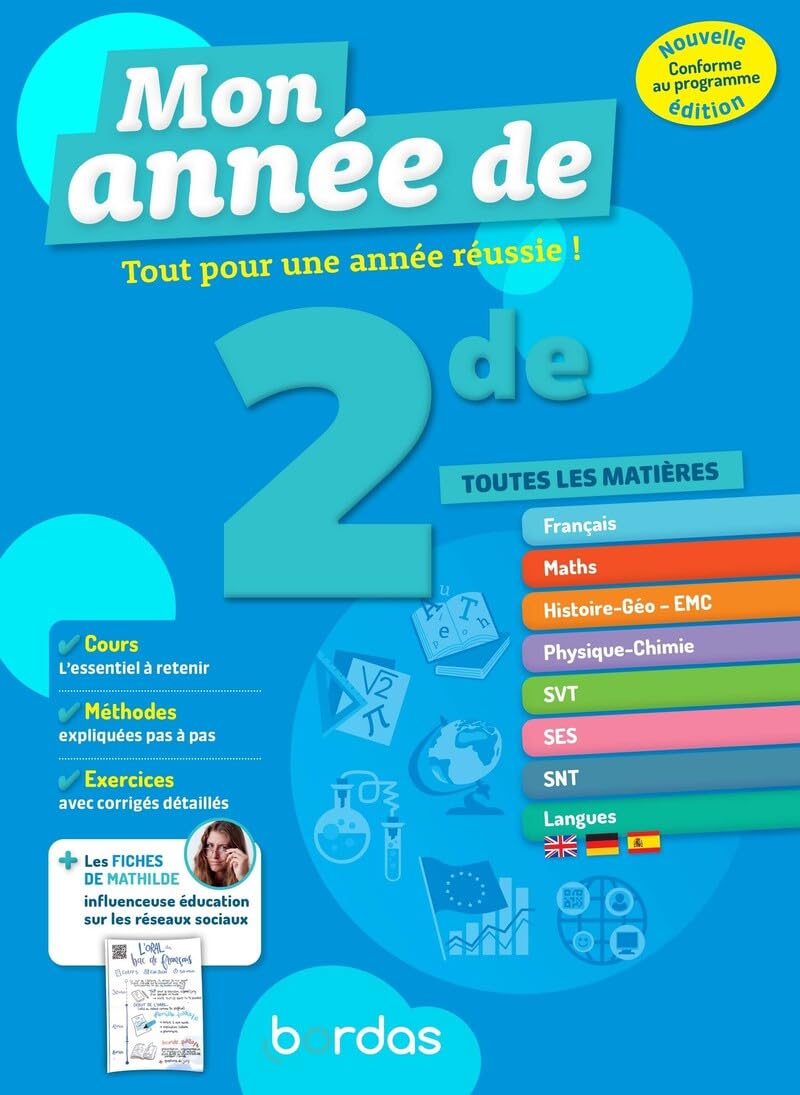 Amazon.fr - Mon Année de 2de: Tout pour une année réussie ! - Pailloux ...
