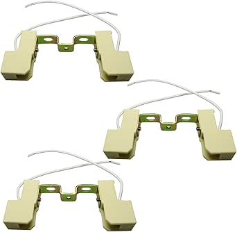 BLLNDX 3PCS R7S Ceramic Lamp Holder Halogen Lamp Head 78MM Base Socket ...